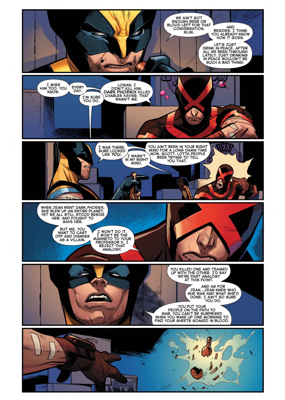 Cyclops And Wolverine Having Beers – Comicnewbies