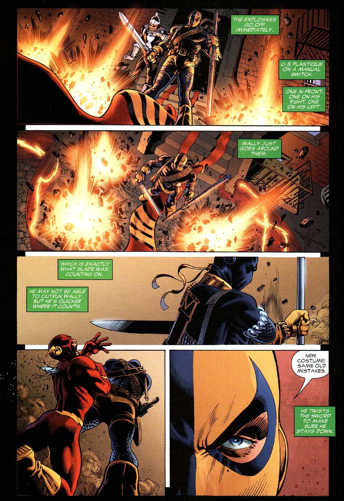 Deathstroke Takes Down The Flash – Comicnewbies