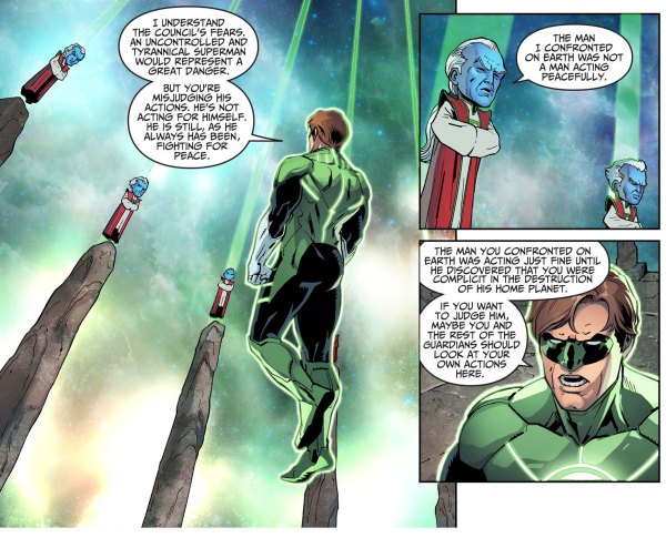 Hal Jordan Defends Superman From The Guardians – Comicnewbies