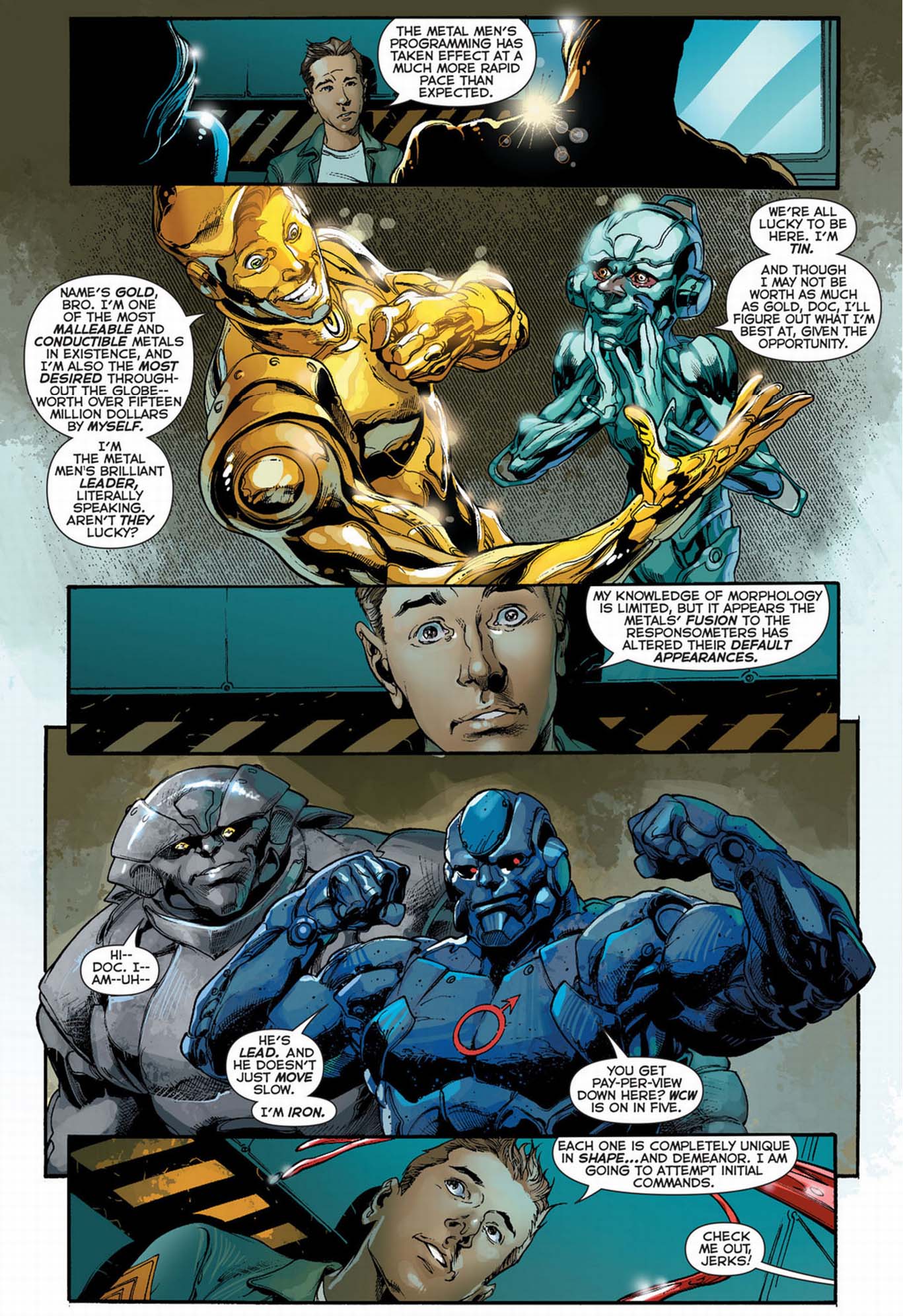 Meet The Metal Men – Comicnewbies
