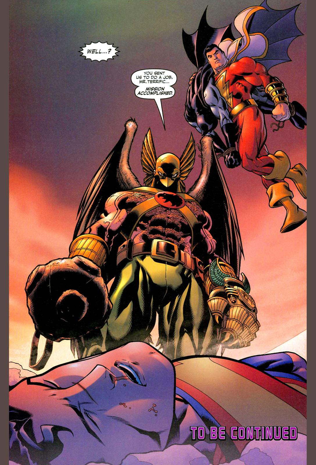 Superman And Batman VS Hawkman And Captain Marvel – Comicnewbies