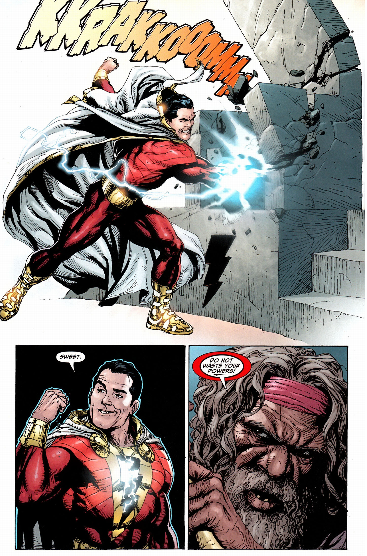 Billy Batson Transforms Into Shazam For The First Time Comicnewbies