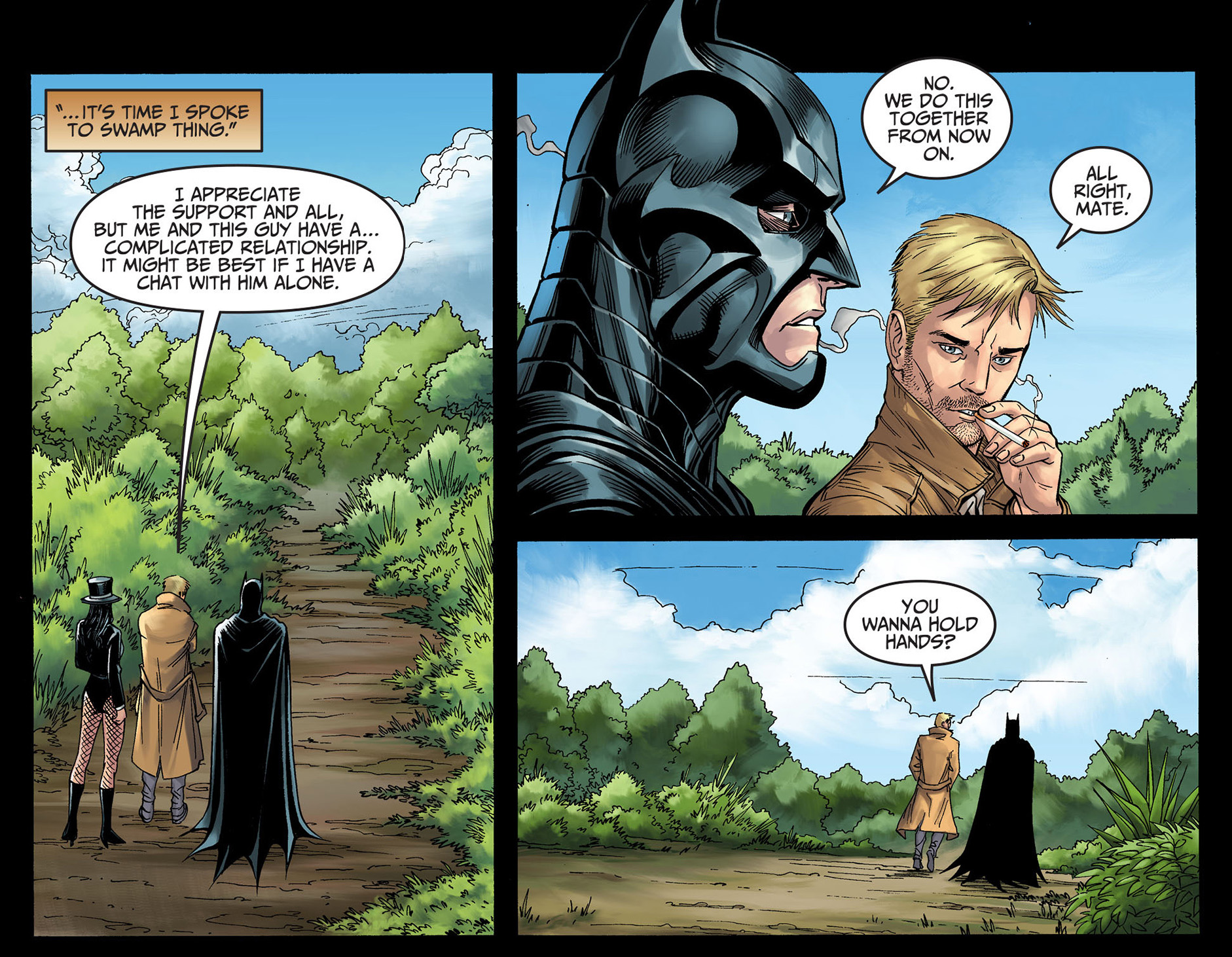 Constantine Wants To Hold Batman’s Hands – Comicnewbies