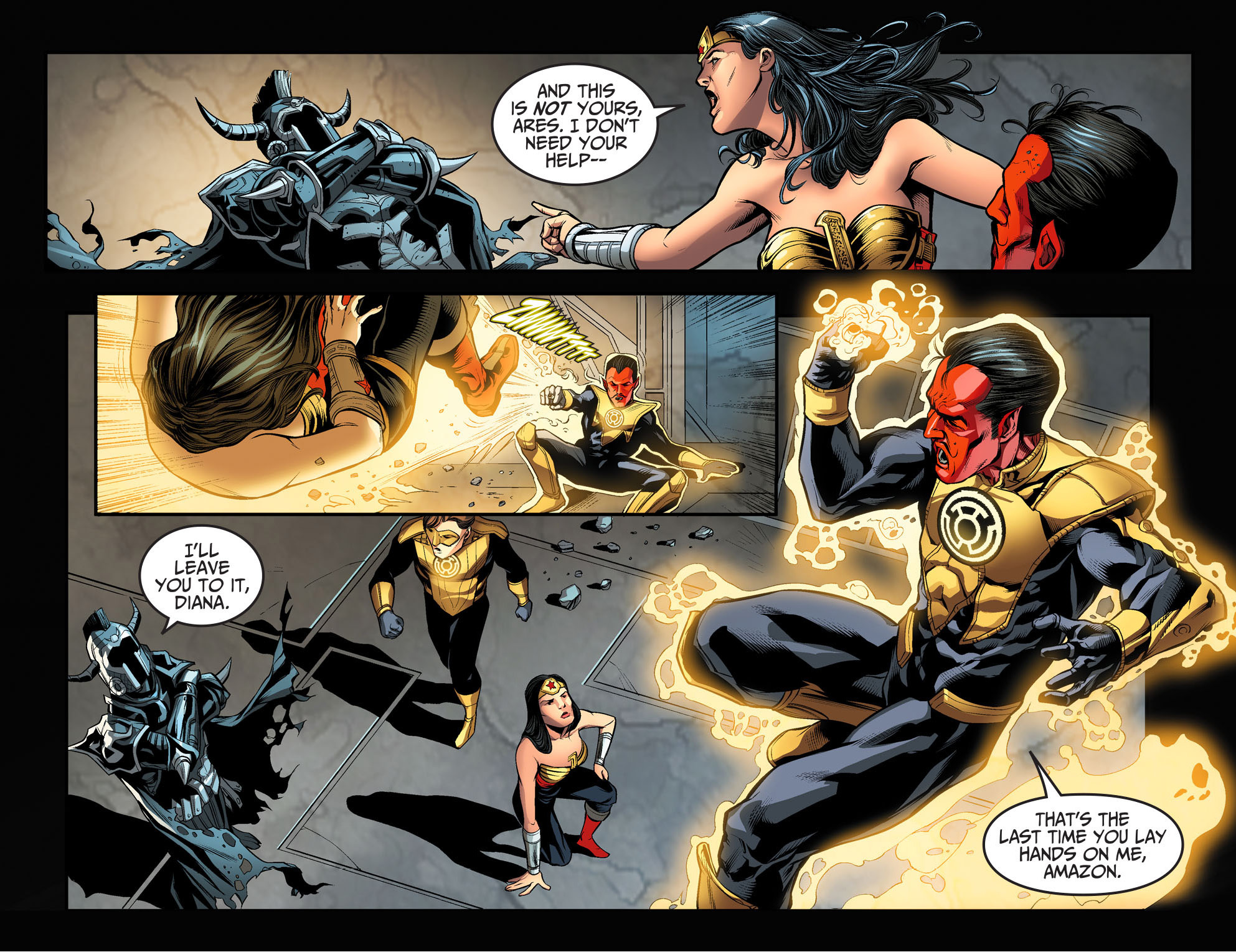Wonder Woman VS Sinestro (Injustice Gods Among Us) – Comicnewbies
