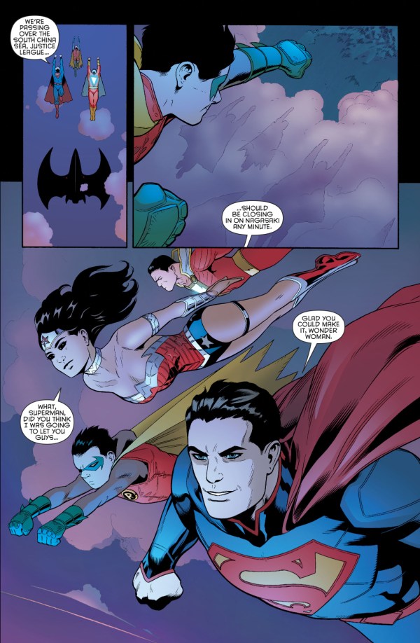 Justice League And Robin VS Giant Robot – Comicnewbies