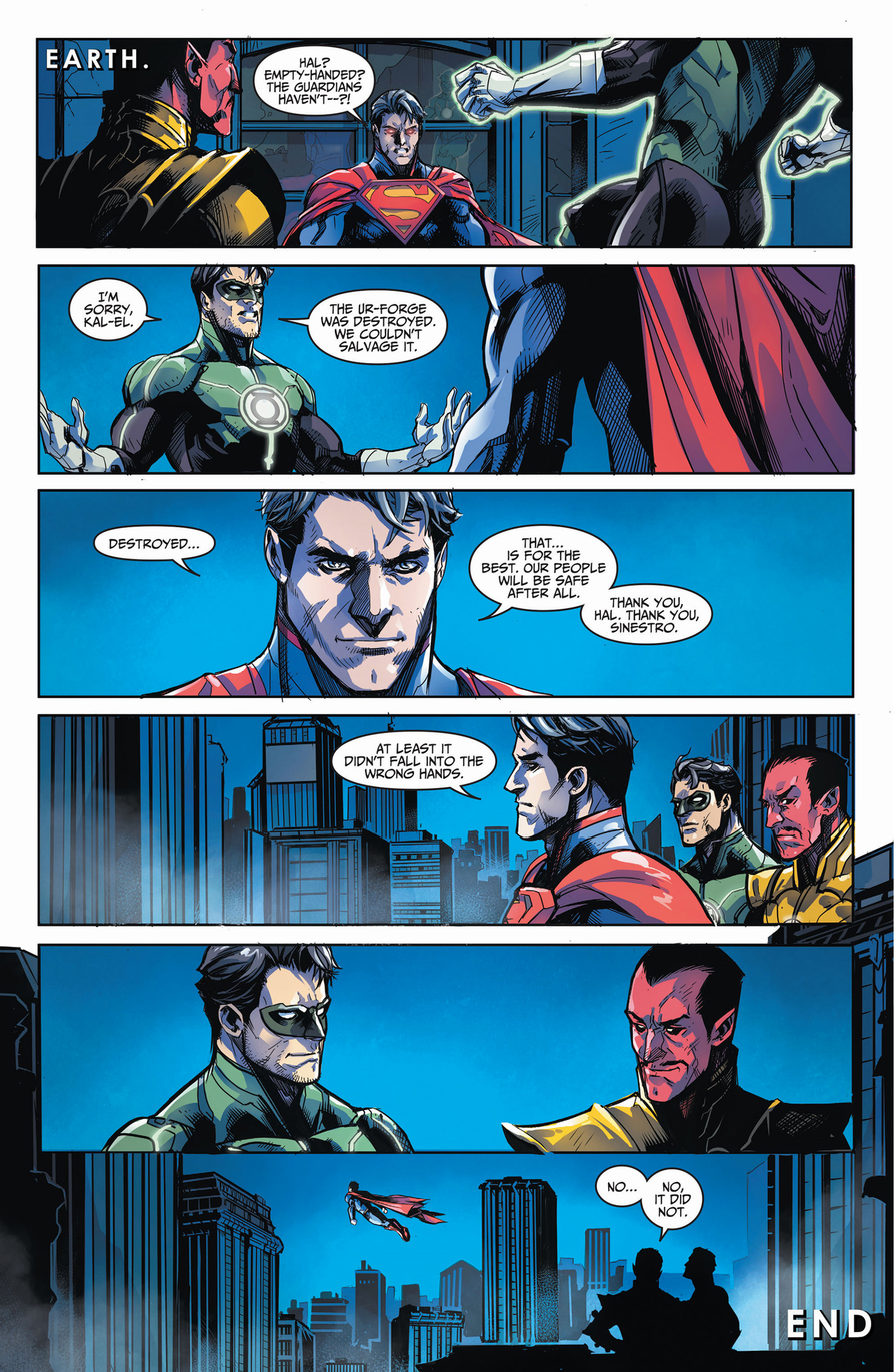 How Sinestro Gained Hal Jordan’s Trust (Injustice Gods Among Us ...