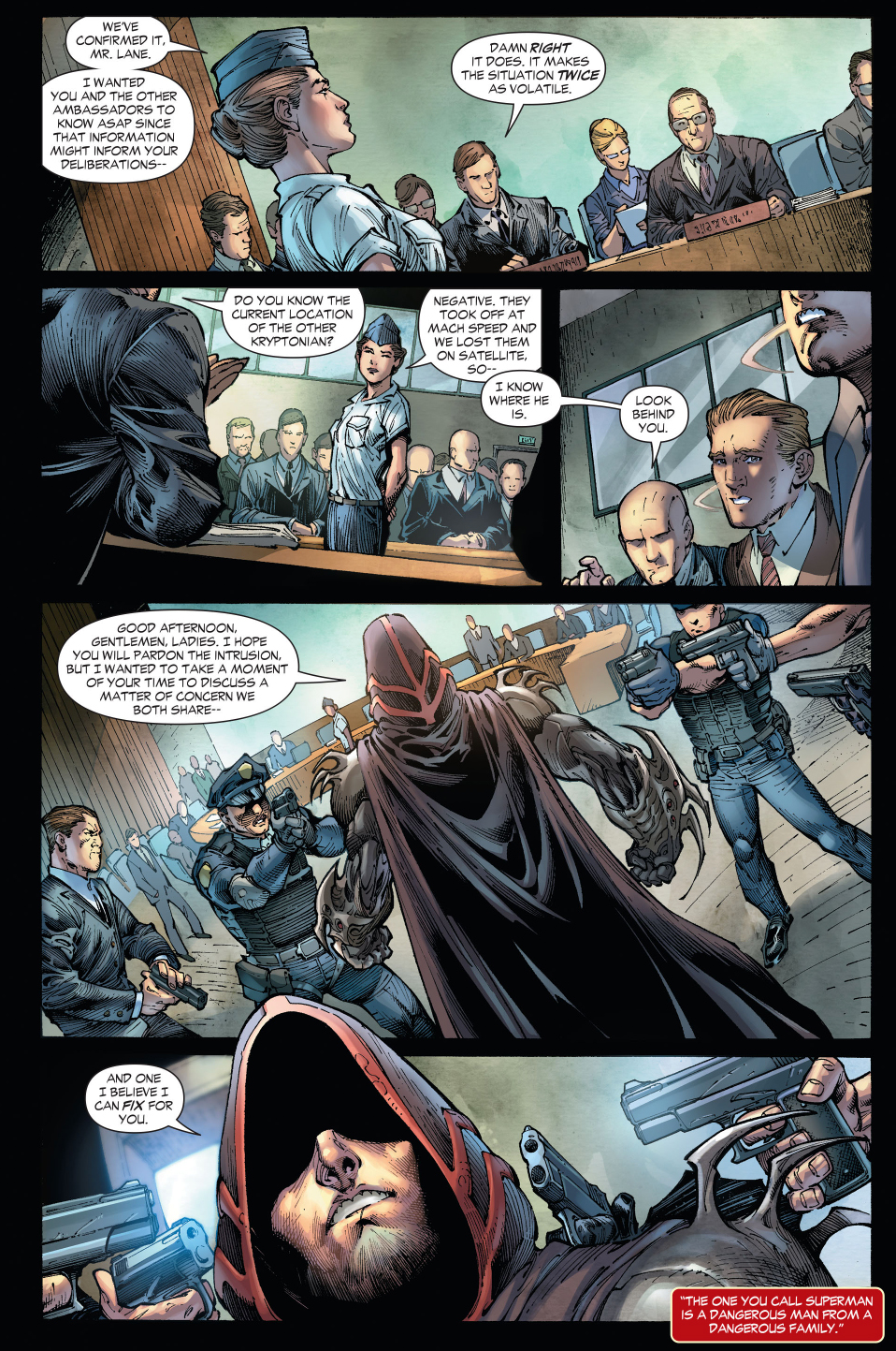 Zod Meets With The United Nations (Earth 1) – Comicnewbies