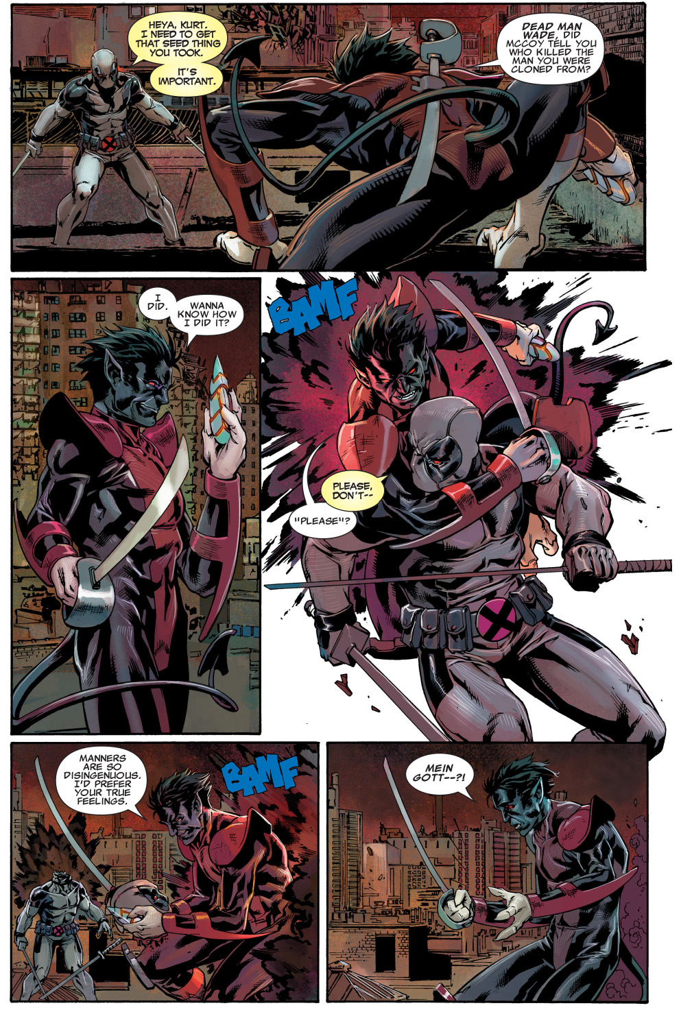 Deadpool VS Age Of Apocalypse Nightcrawler – Comicnewbies