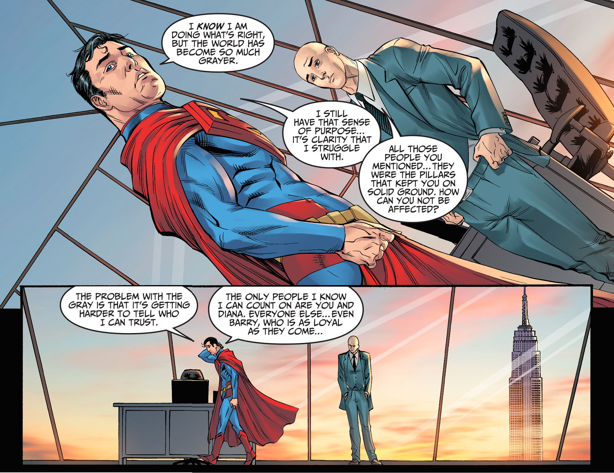 Superman Trusts Lex Luthor (Injustice Gods Among Us) – Comicnewbies