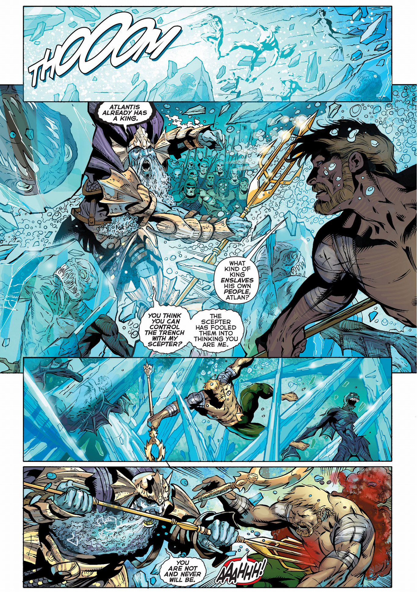 Aquaman Leads The Trench Against The Dead King – Comicnewbies