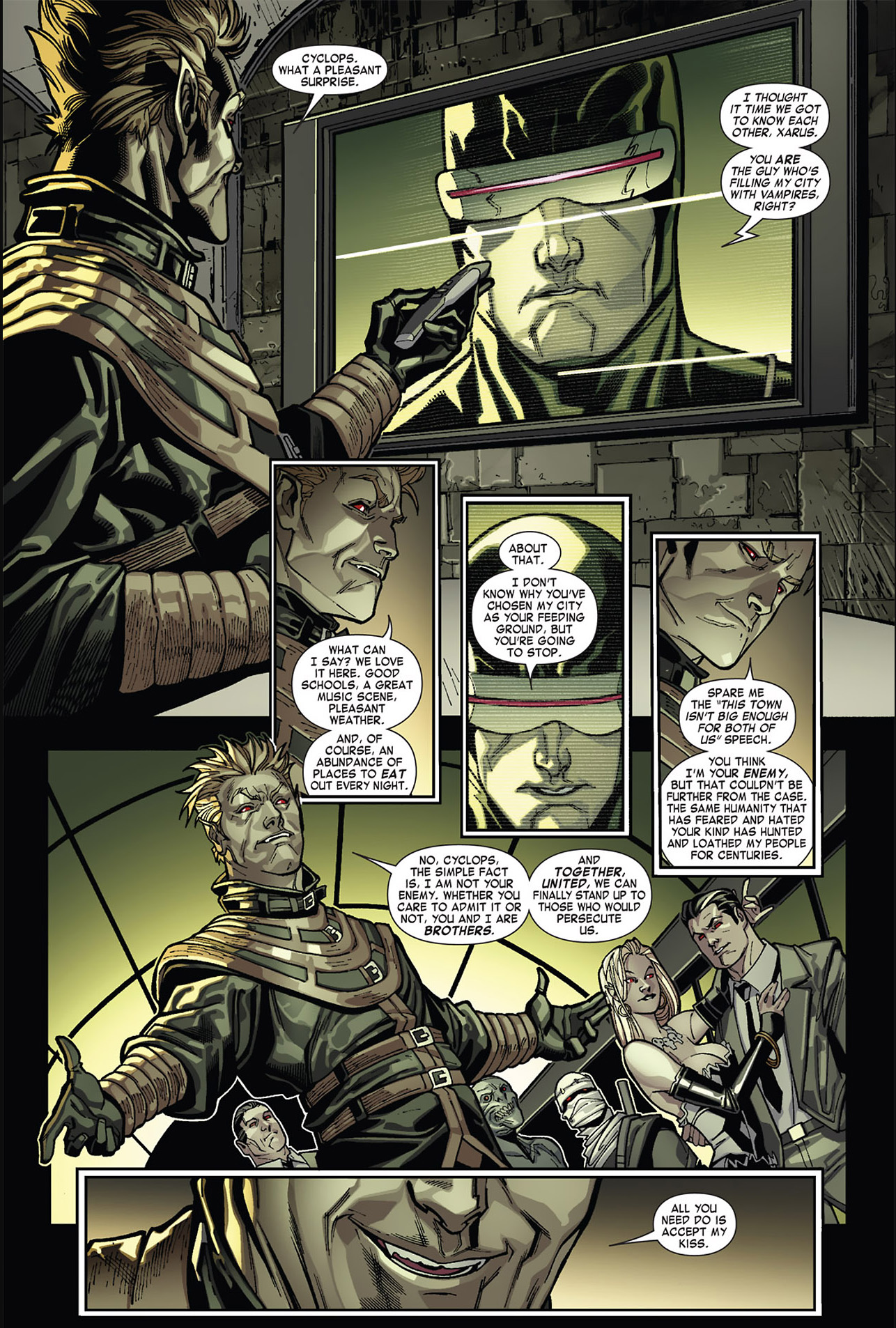 Cyclops Parleys With Xarus – Comicnewbies
