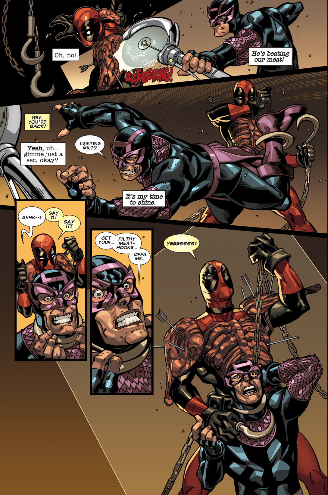 Deadpool Stabs Dark Avengers Hawkeye – Comicnewbies