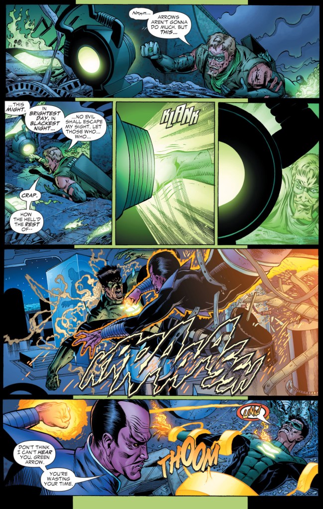 Green Arrow Uses A Green Lantern Power Ring – Comicnewbies