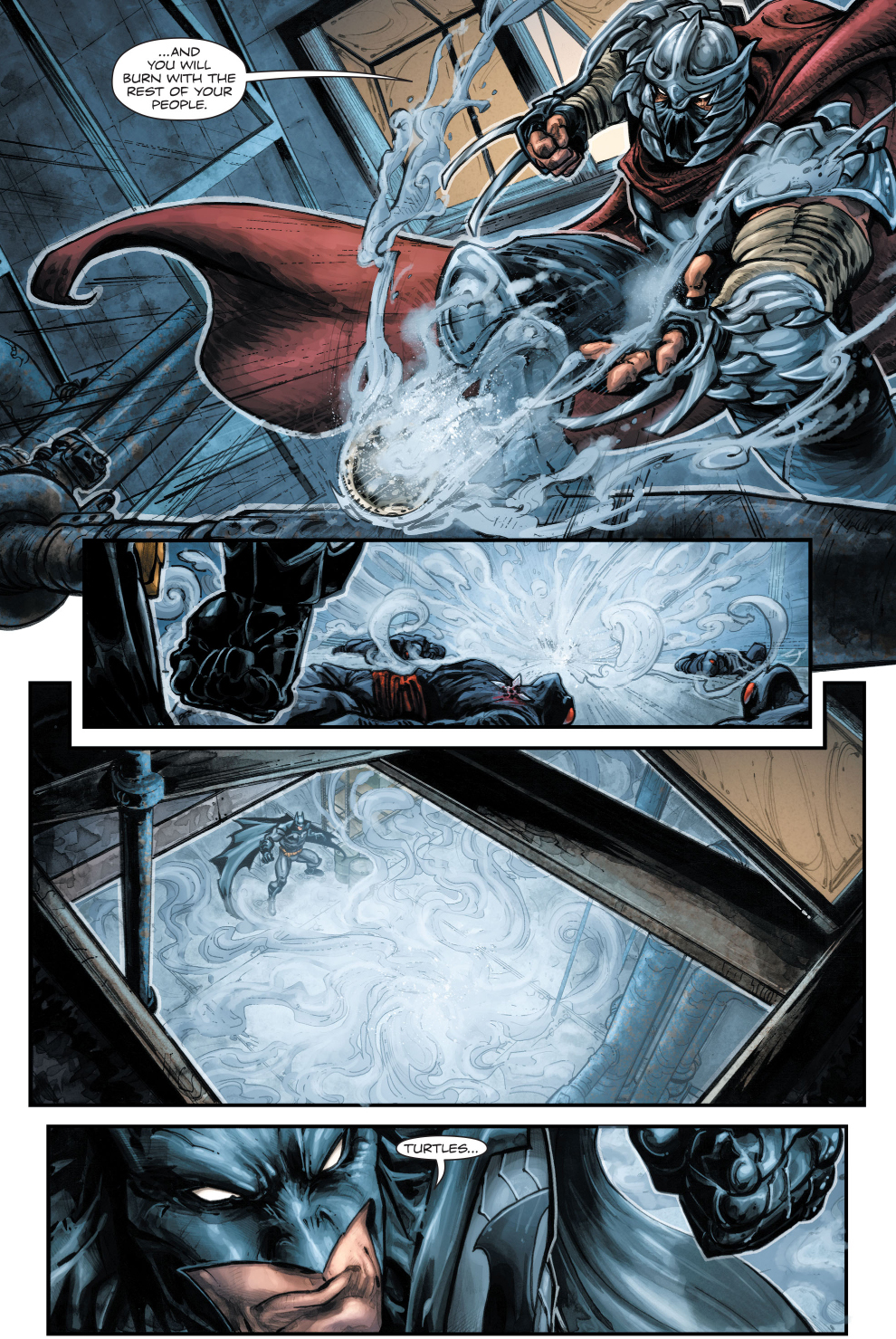 Batman Meets The Shredder – Comicnewbies