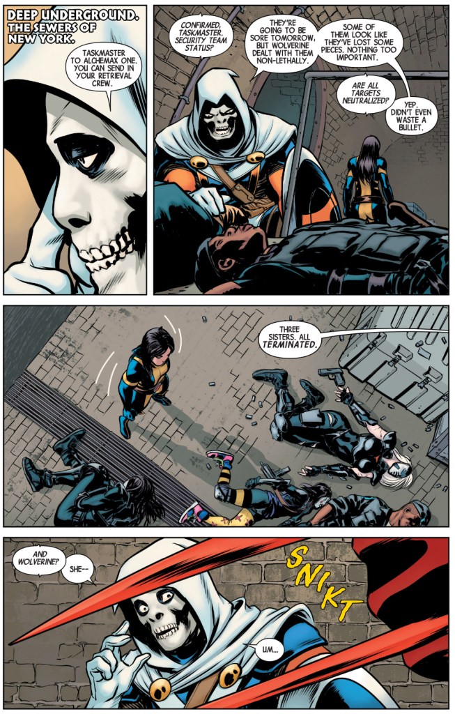 Wolverine (Laura Kinney) VS Taskmaster – Comicnewbies