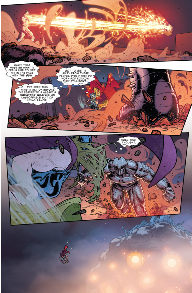 Thor (Jane Foster) VS The Destroyer Armor – Comicnewbies