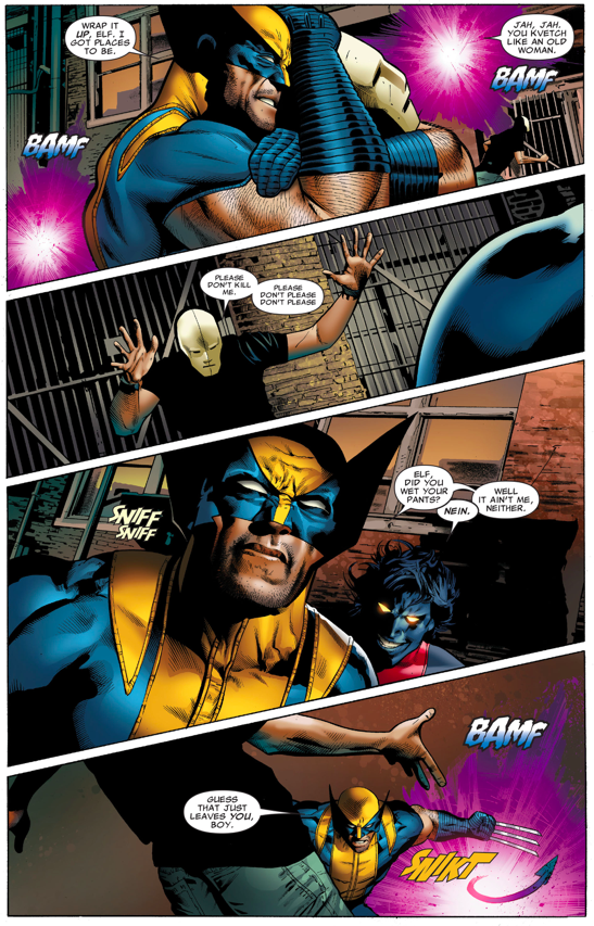 Cyborg Nightcrawler Vs Wolverine