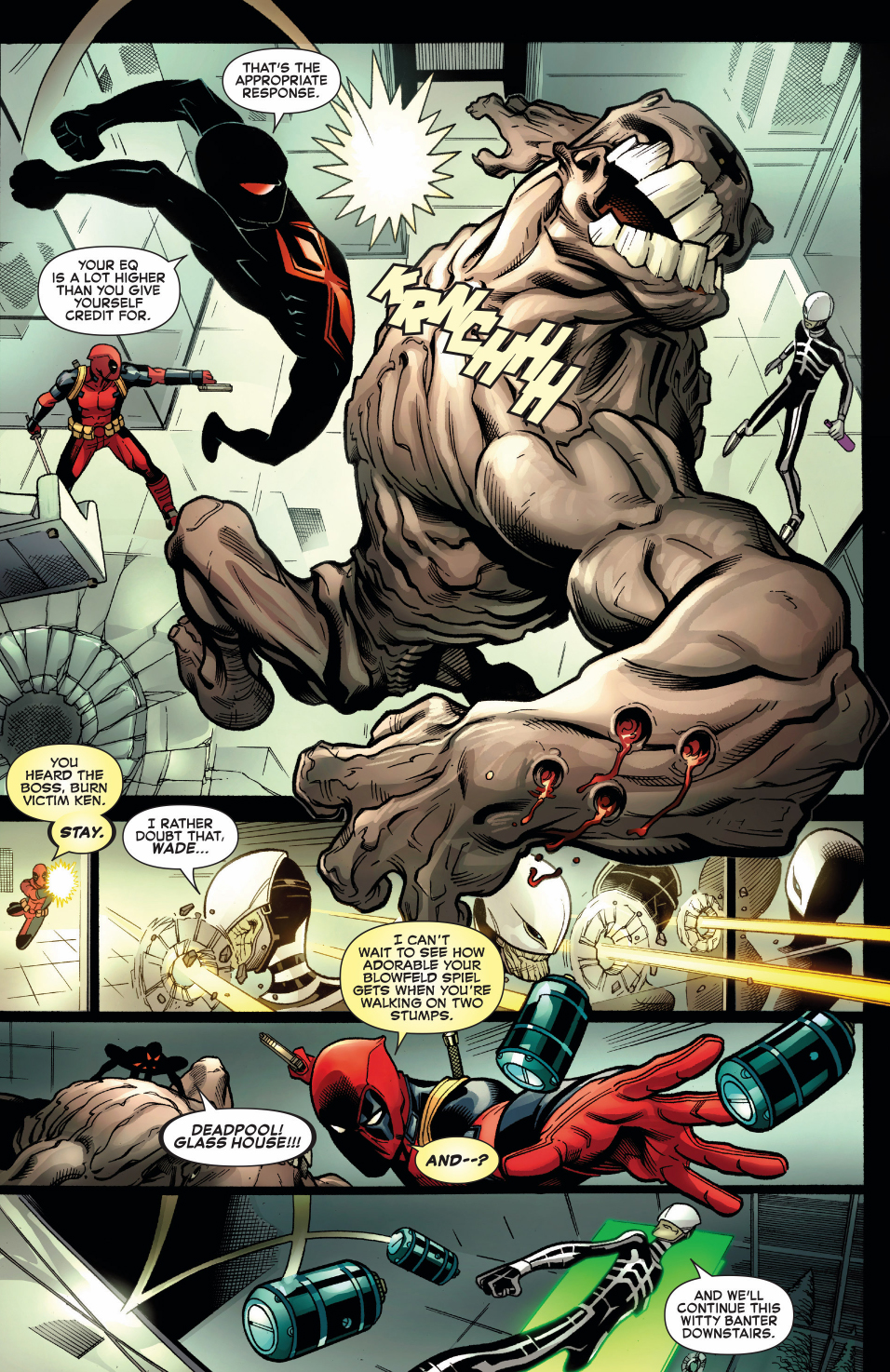 Deadpool And Spider-Man VS Patient Zero Creatures – Comicnewbies