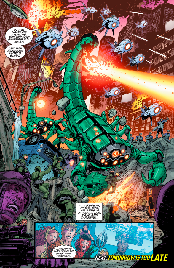 N.E.M.O’s Atlantis Army Attacks The Surface World – Comicnewbies