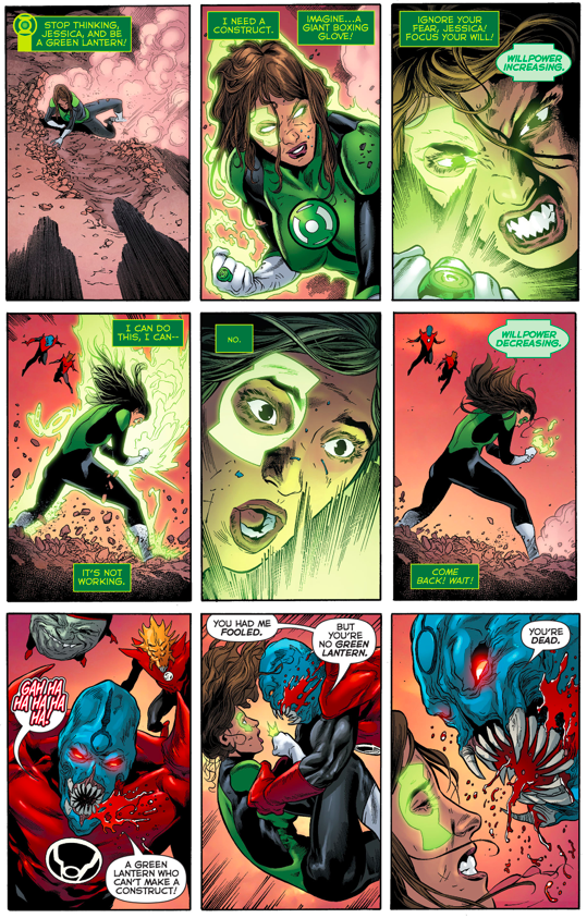 Green Lantern Jessica Cruz VS The Red Lantern Corps – Comicnewbies