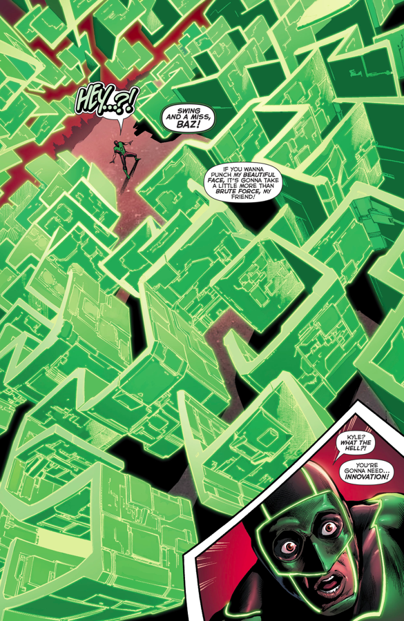 How Kyle Rayner Trained Simon Baz – Comicnewbies