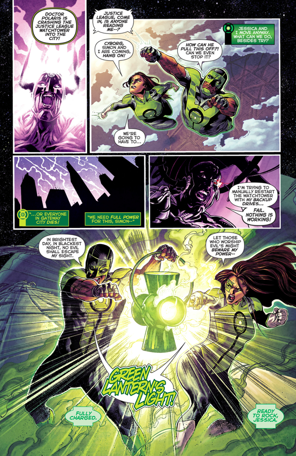 Jessica Cruz And Simon Baz Saves The Watchtower – Comicnewbies