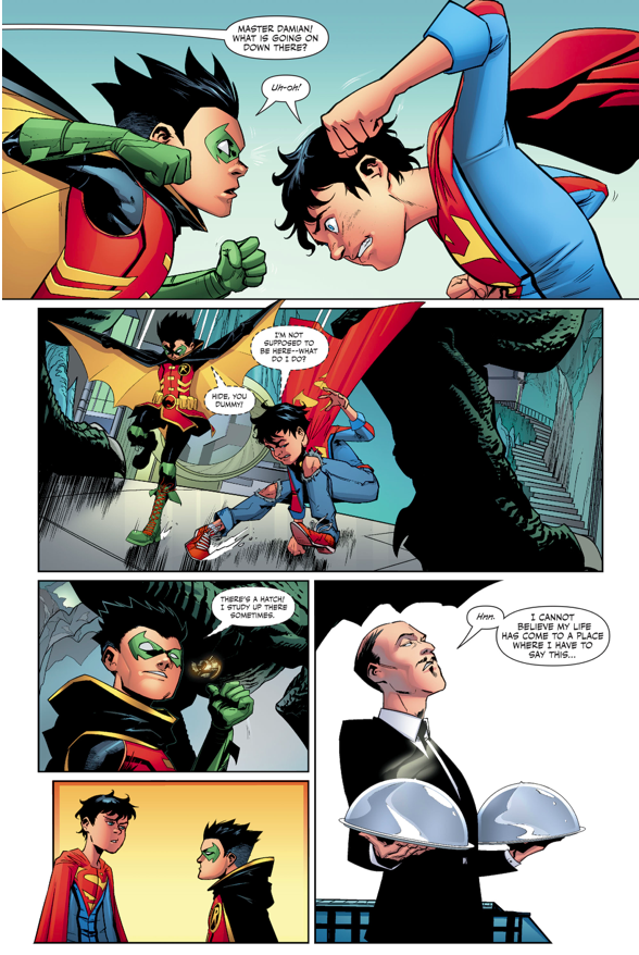 Robin VS Superboy In The Batcave (Rebirth) – Comicnewbies