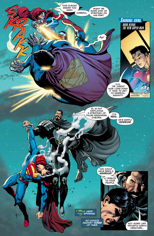 Superman VS General Zod, Cyborg-Superman And The Eradicator – Comicnewbies