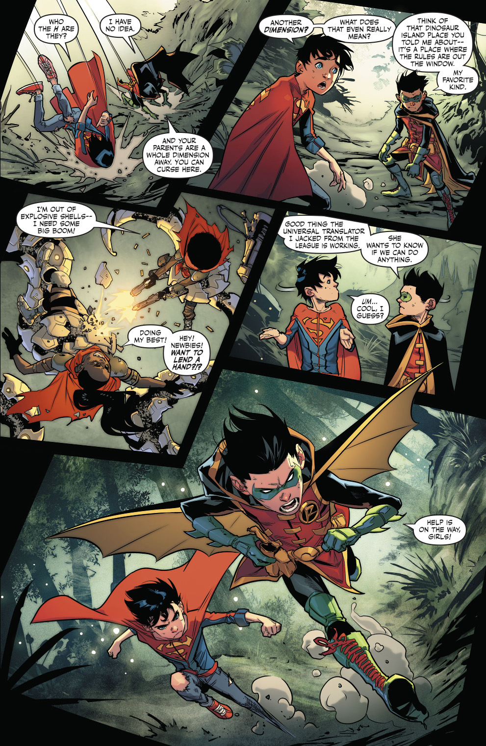 Superboy And Robin Meets Bigshot And Hardline – Comicnewbies