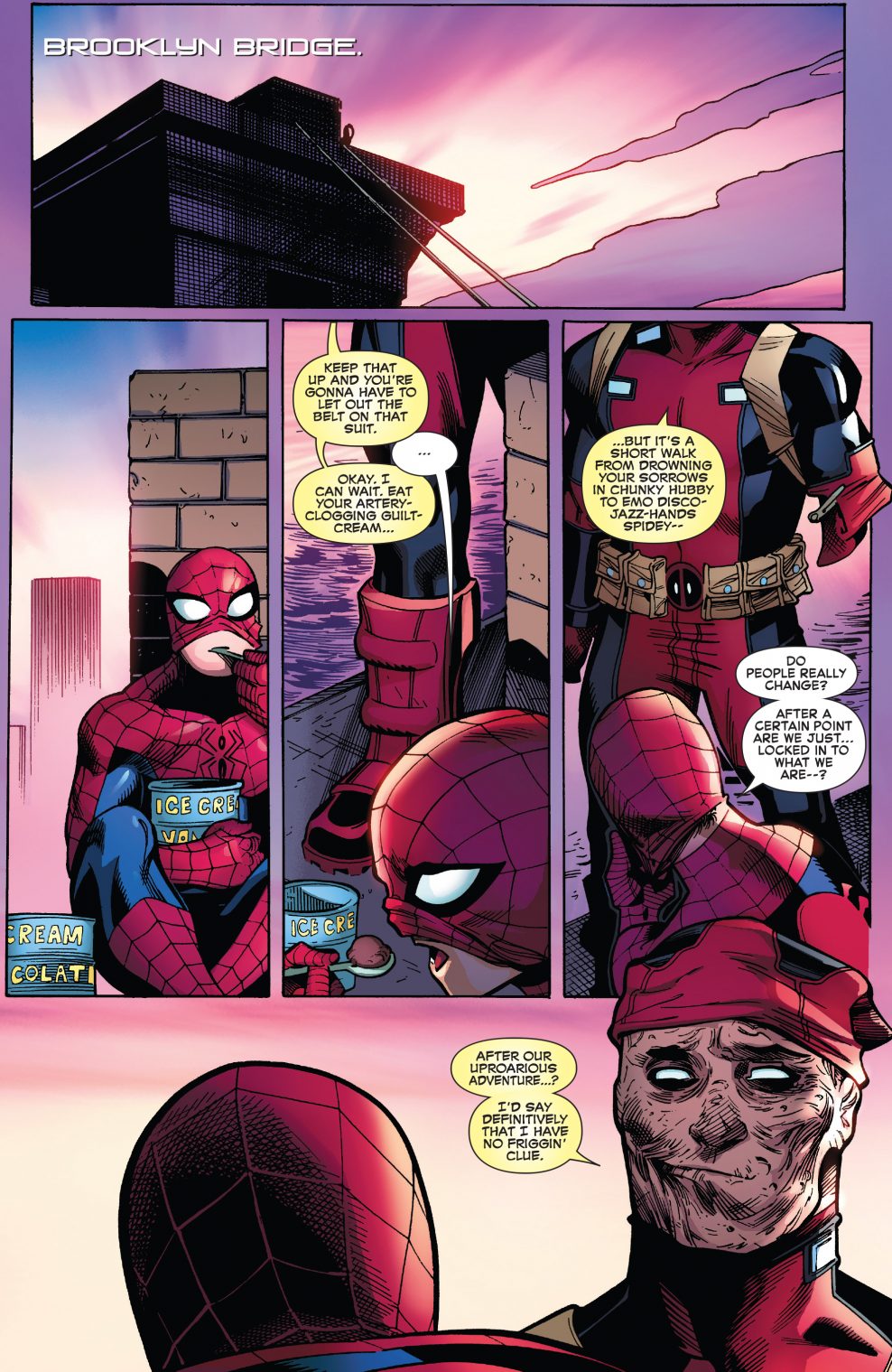 Spider-Man And Deadpool Hugging – Comicnewbies