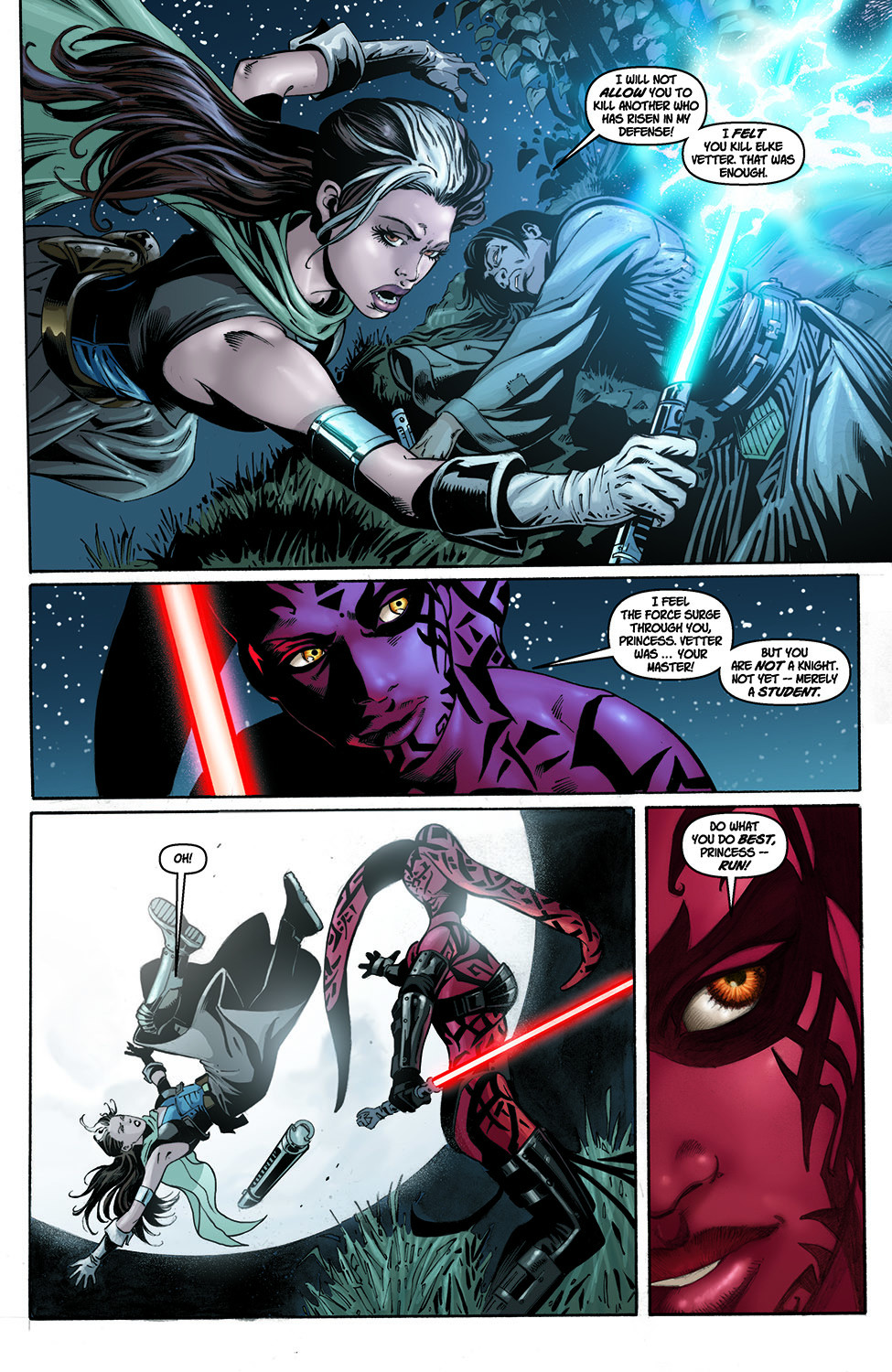Darth Talon VS Shado Vao And Wolf Sazen – Comicnewbies