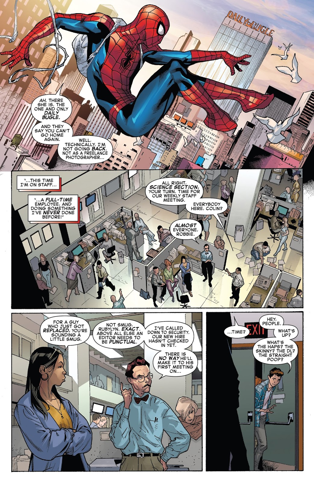 Peter Parker As The Daily Bugle’s Science Editor – Comicnewbies