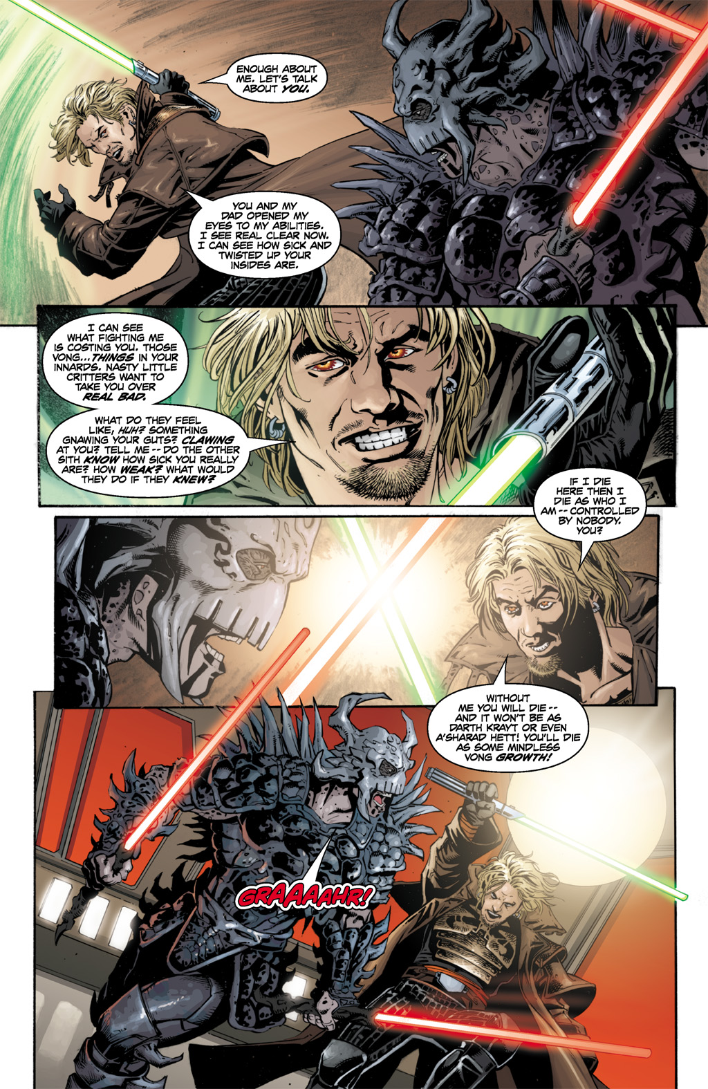 Cade Skywalker VS Darth Krayt – Comicnewbies