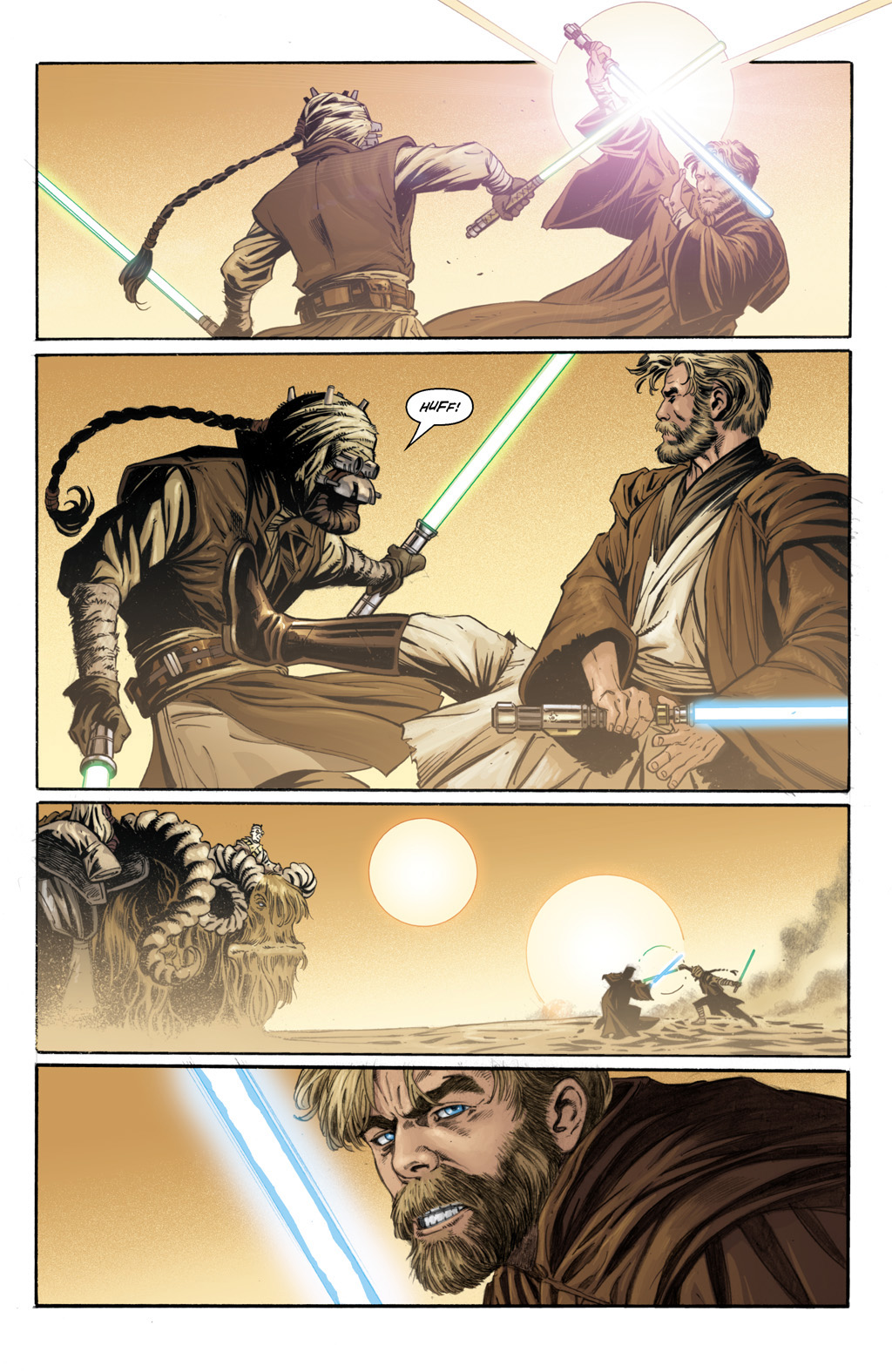 Obi-Wan Kenobi VS A’Sharad Hett – Comicnewbies