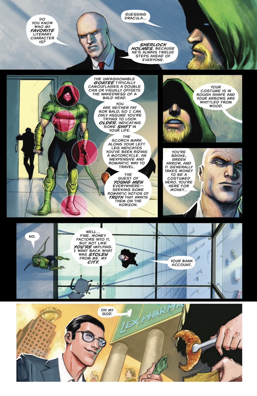 Green Arrow Meets Lex Luthor (Rebirth) – Comicnewbies