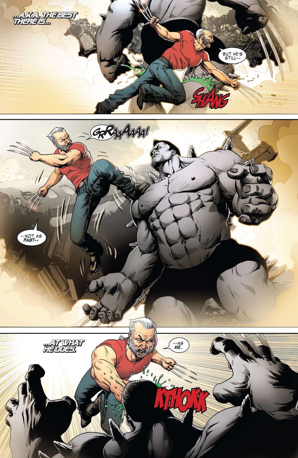 Old Man Logan VS Hulkverine – Comicnewbies