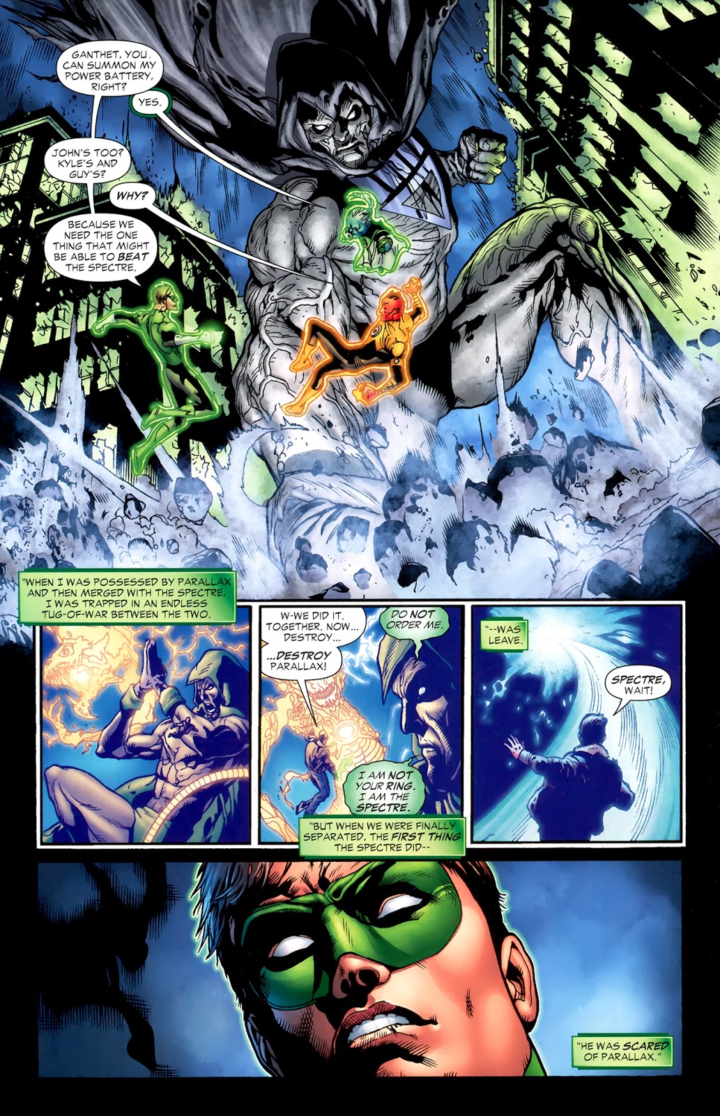 Hal Jordan Merges With Parallax (Blackest Night) – Comicnewbies