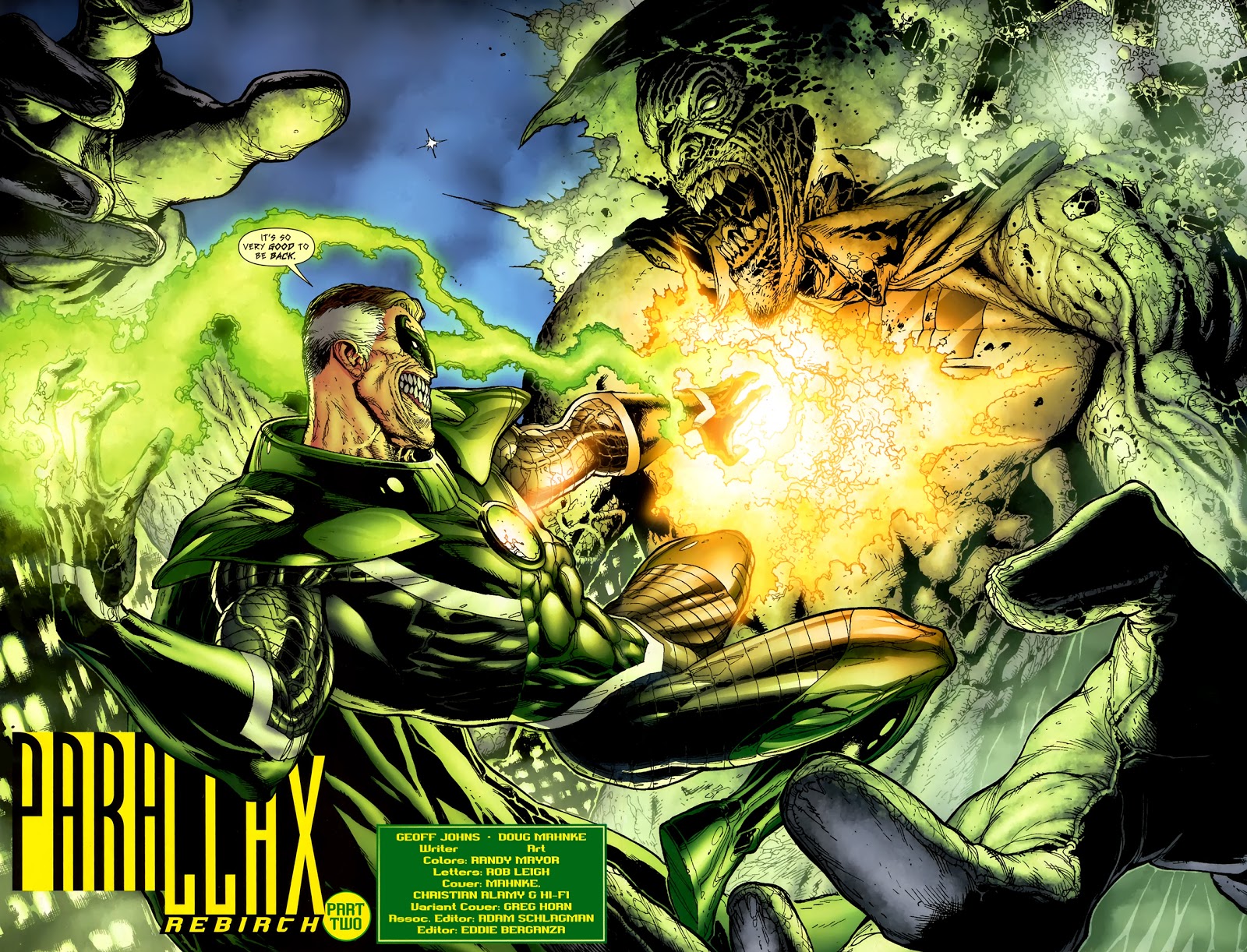 Parallax-Hal Jordan VS Black Lantern Spectre – Comicnewbies