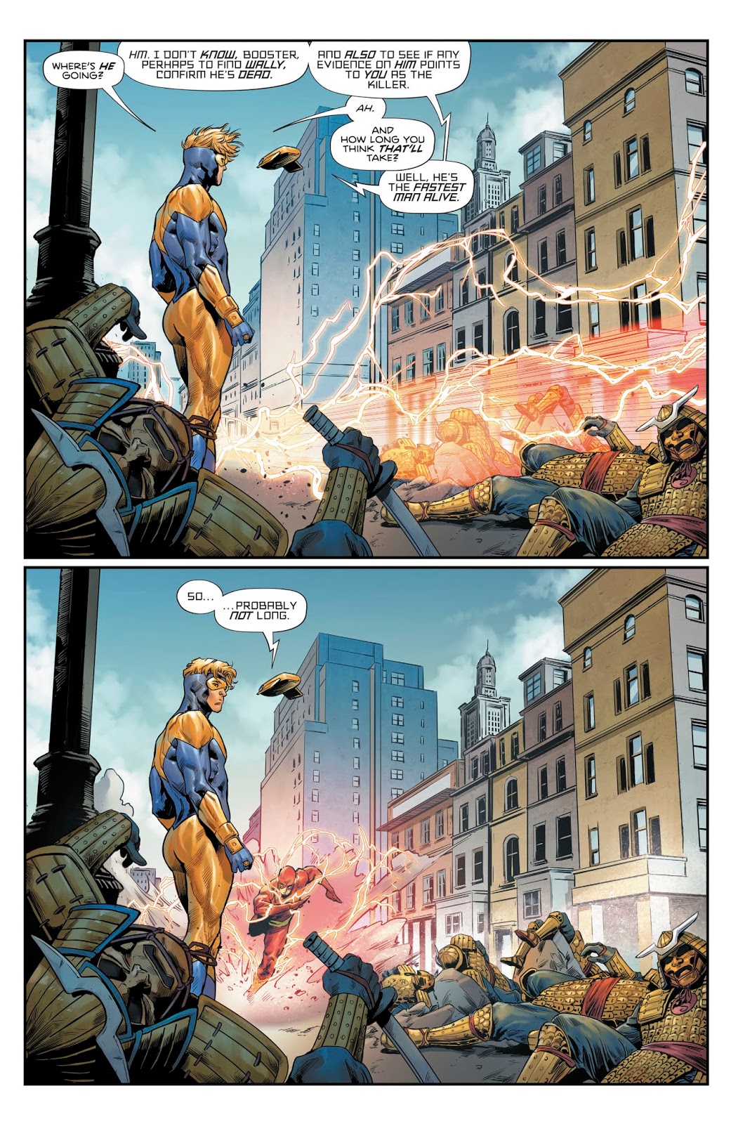 The Flash Punches Booster Gold (Heroes In Crisis) – Comicnewbies