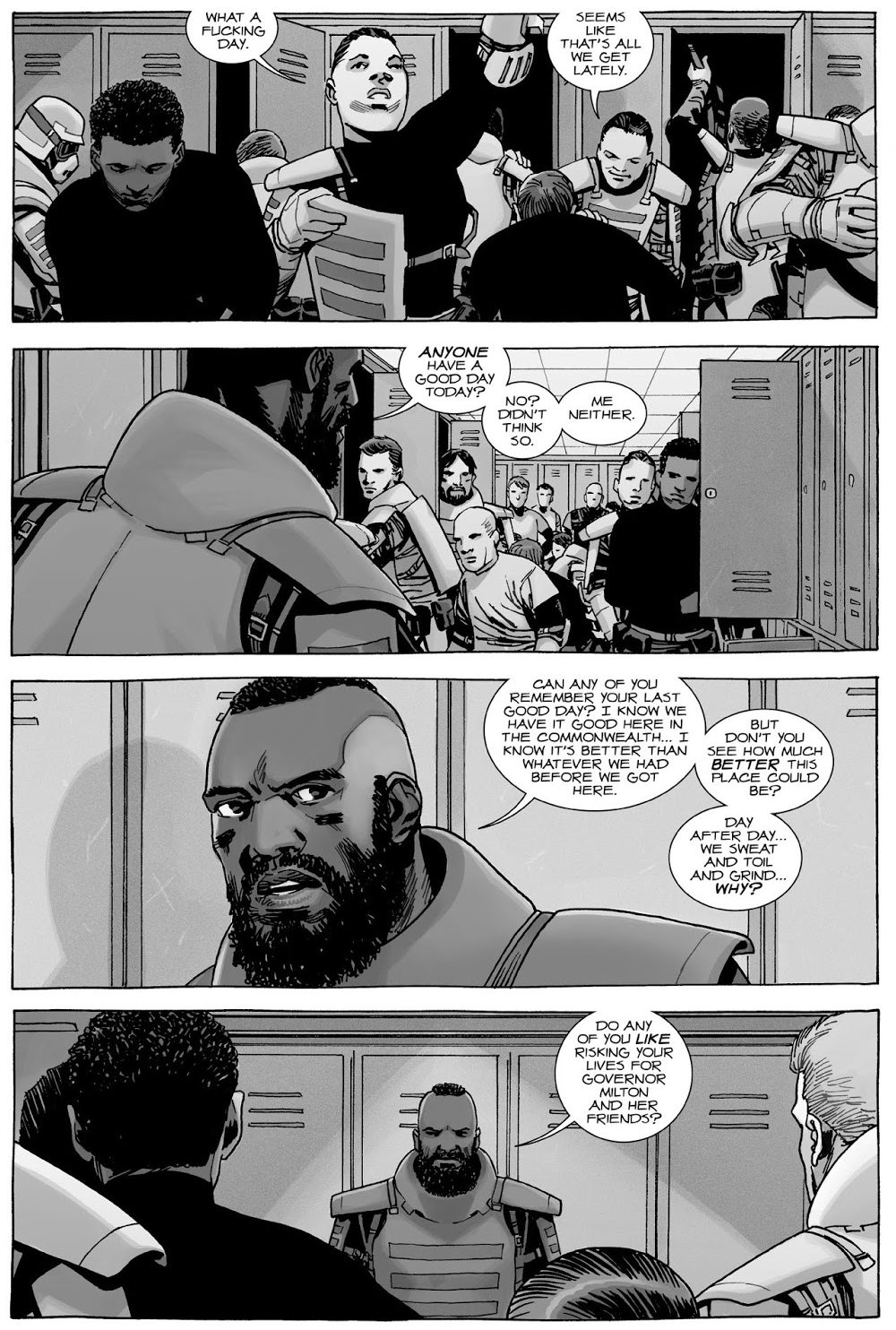 Mercer Rebels Against The Commonwealth (The Walking Dead) – Comicnewbies