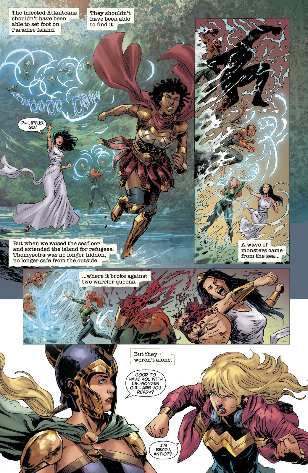 Amazons VS Undead Atlanteans (Dceased) – Comicnewbies