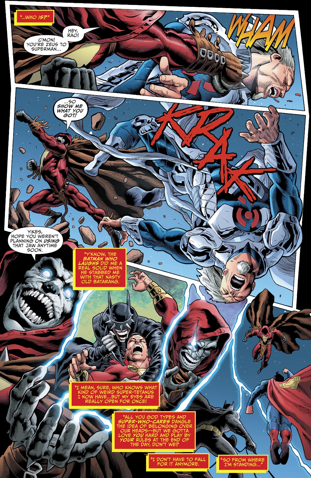 Shazam Who Laughs Beats Up Thor And Rao – Comicnewbies