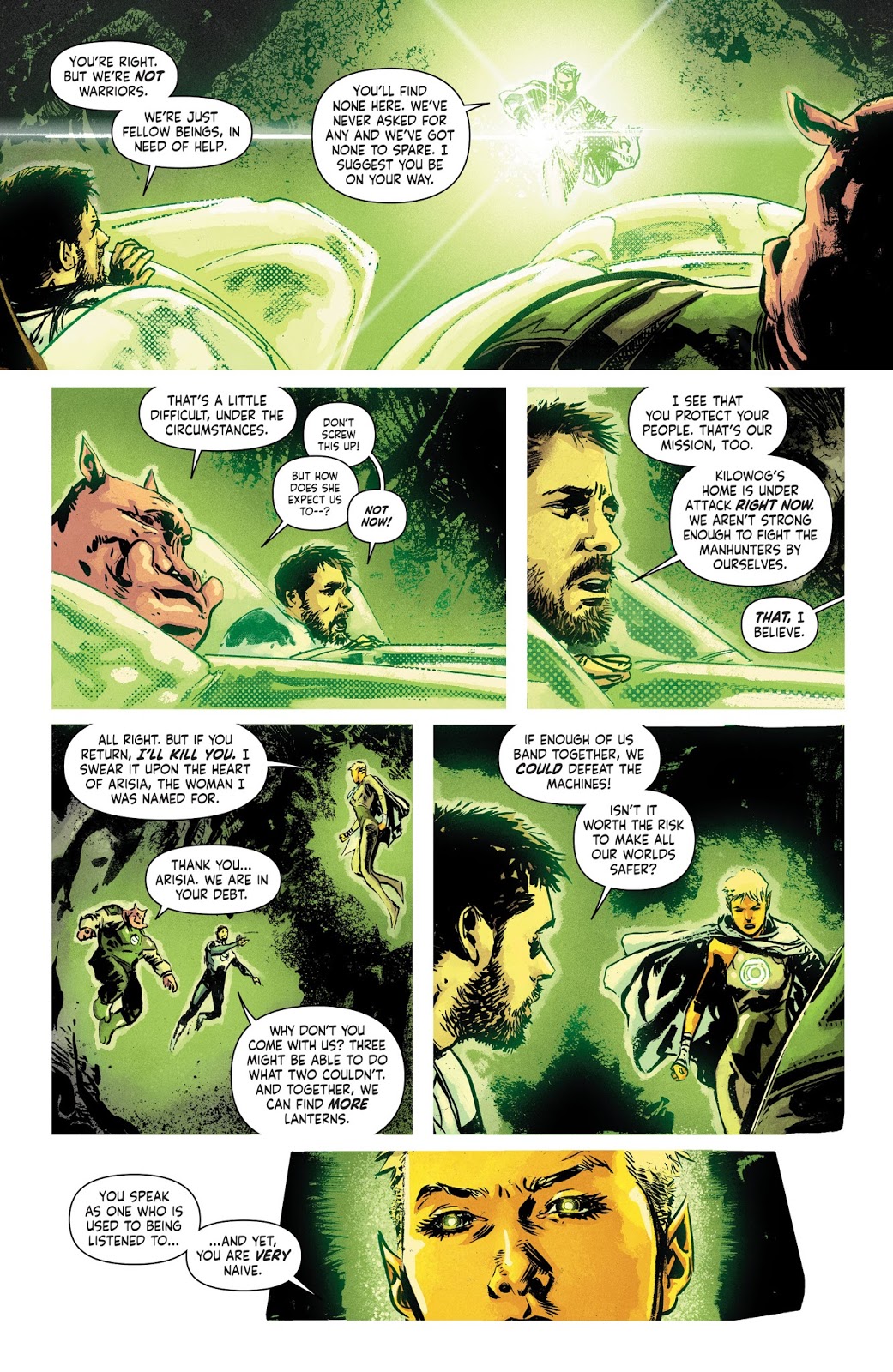 Hal Jordan Meets Green Lantern Arisia (Earth 1) – Comicnewbies
