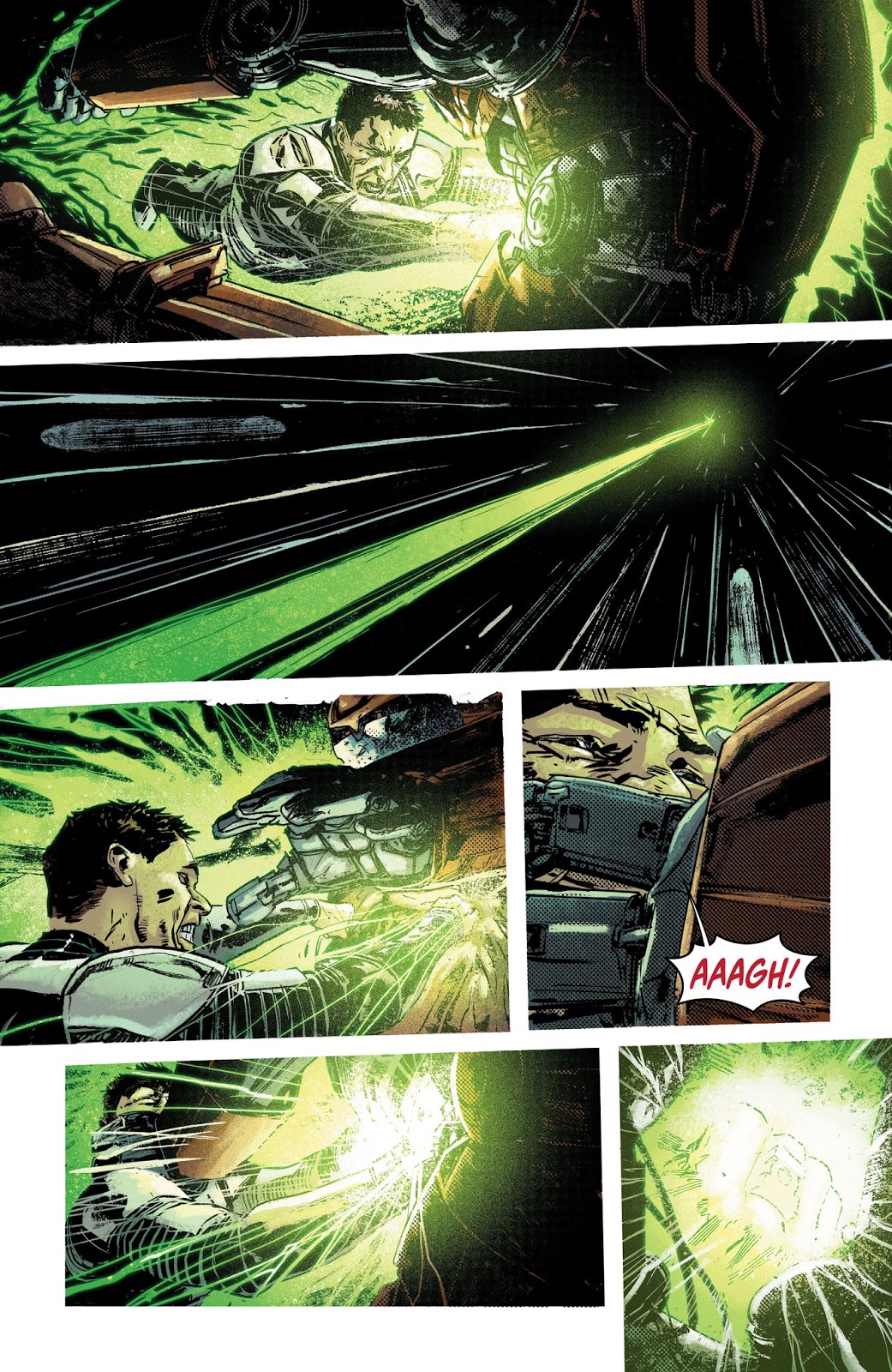 Green Lantern Hal Jordan Destroys A Manhunter (Earth One) – Comicnewbies