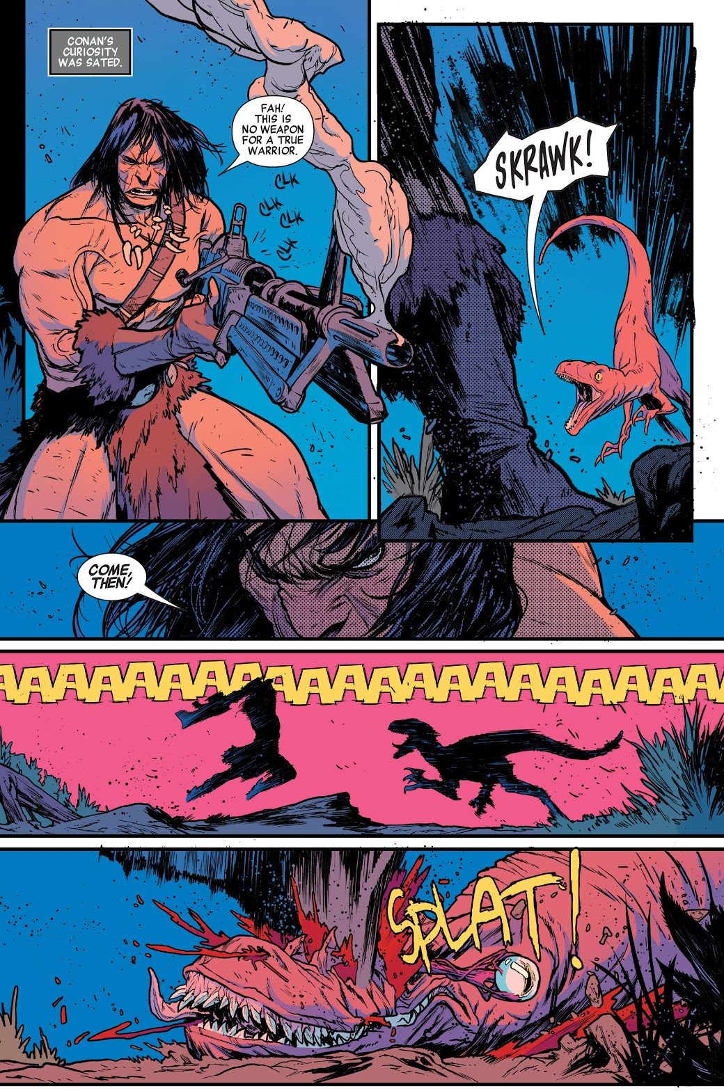 Conan The Barbarian Using A Machine Gun – Comicnewbies