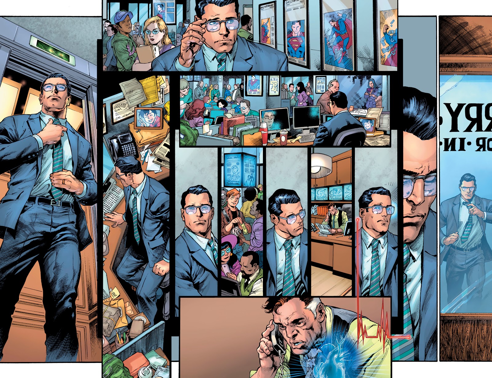 Clark Kent Tells Perry White He’s Superman – Comicnewbies