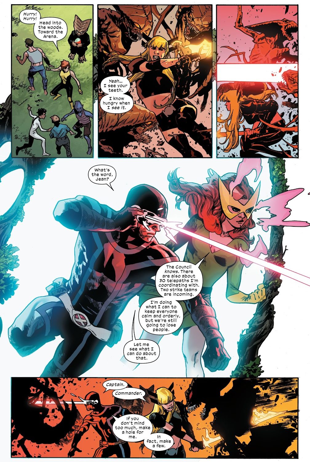 Cyclops And Magik Tag Team Against The Brood – Comicnewbies