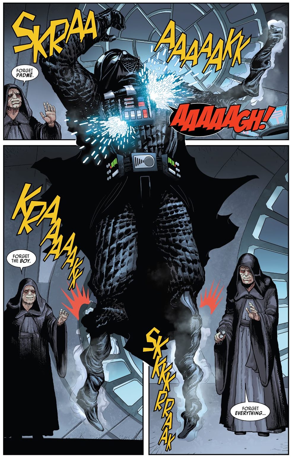 Emperor Palpatine Leaves Darth Vader In Mustafar – Comicnewbies