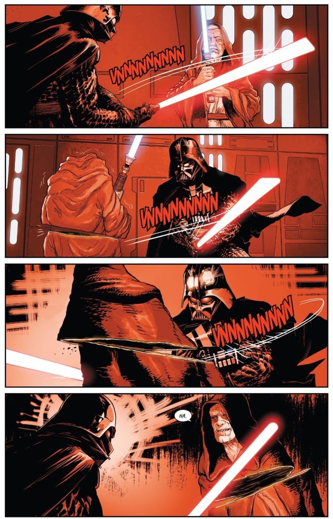 Emperor Palpatine Leaves Darth Vader In Mustafar – Comicnewbies