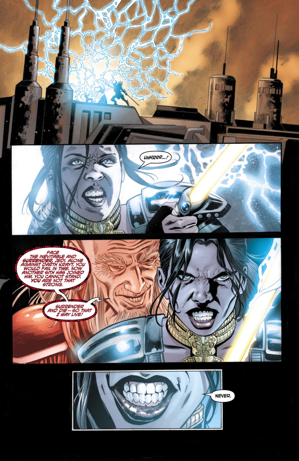 Celeste Morne Defeats Darth Krayt – Comicnewbies